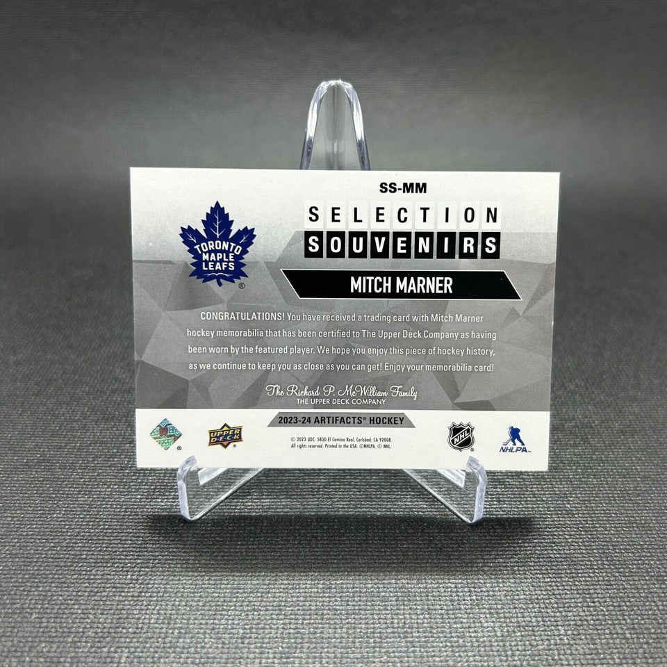 2023-24 Upper Deck Artifacts Mitch Marner Selection Souvenirs Jersey # ...
