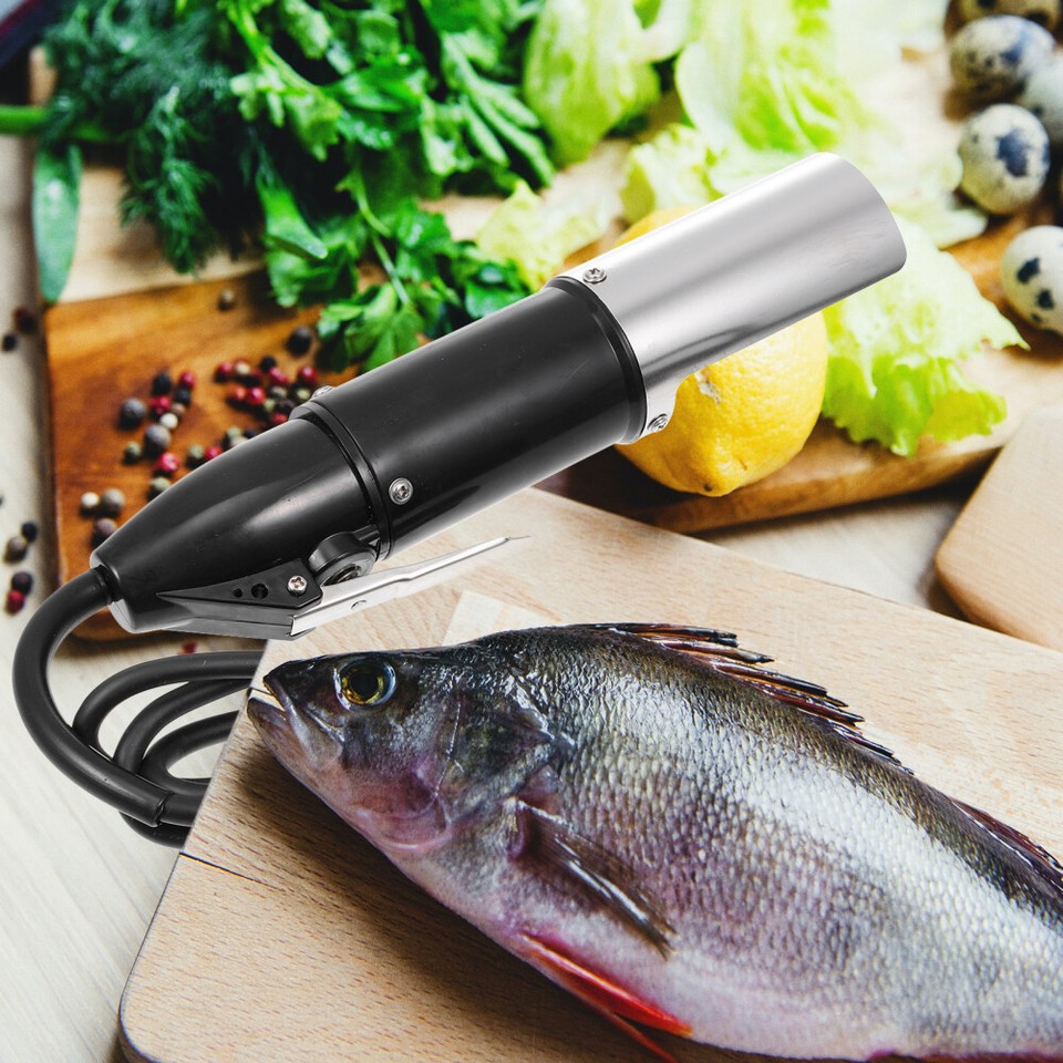 Electric Fish Scaler Remover Battery Hand Held Grass Trimmer Scraper ...