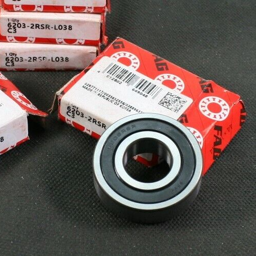 One (1) FAG 6203 2RSR LO38 Deep Groove Bearing 17MM ID NEW | eBay