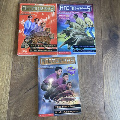 THE ANIMORPHS BOOKS The Forgotten The Suspicion And The Reunion | eBay
