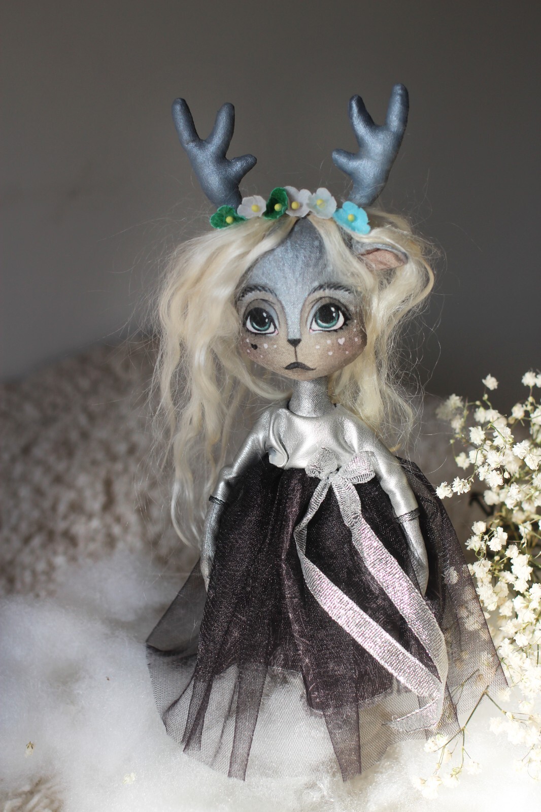 Hand Made Textile Decorative Doll Art Doll Collection doll Interior ...