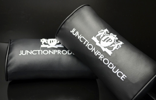 2x Black JP JUNCTION PRODUCE VIP Style JDM Car Neck Pillow Headrest ...