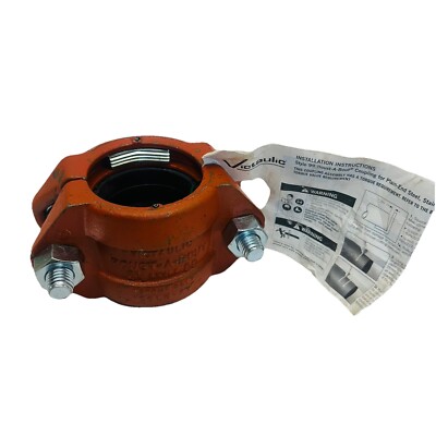 VICTAULIC 2-1/2" STYLE 99 ROUST A BOUT PLAIN END PIPE COUPLING FITTING ...