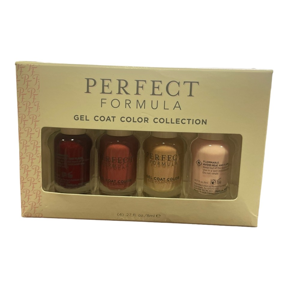Perfect Formula Gel Coat Color Collection 4 Color 8ml Kit Sets | eBay