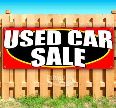 USED CAR SALE Advertising Vinyl Banner Flag Sign Many Sizes USA | eBay