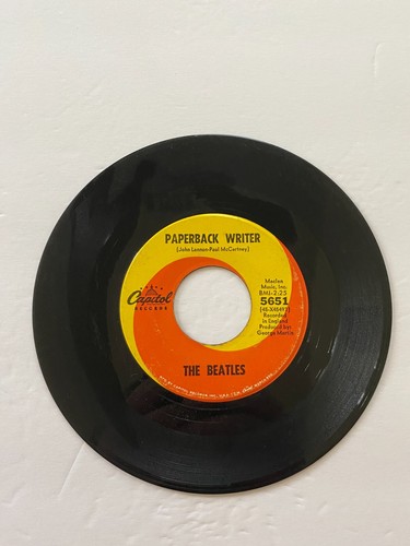 The Beatles – "Paperback Writer" - Vinyl, 7", 45 RPM, Single Rock 1966 ...