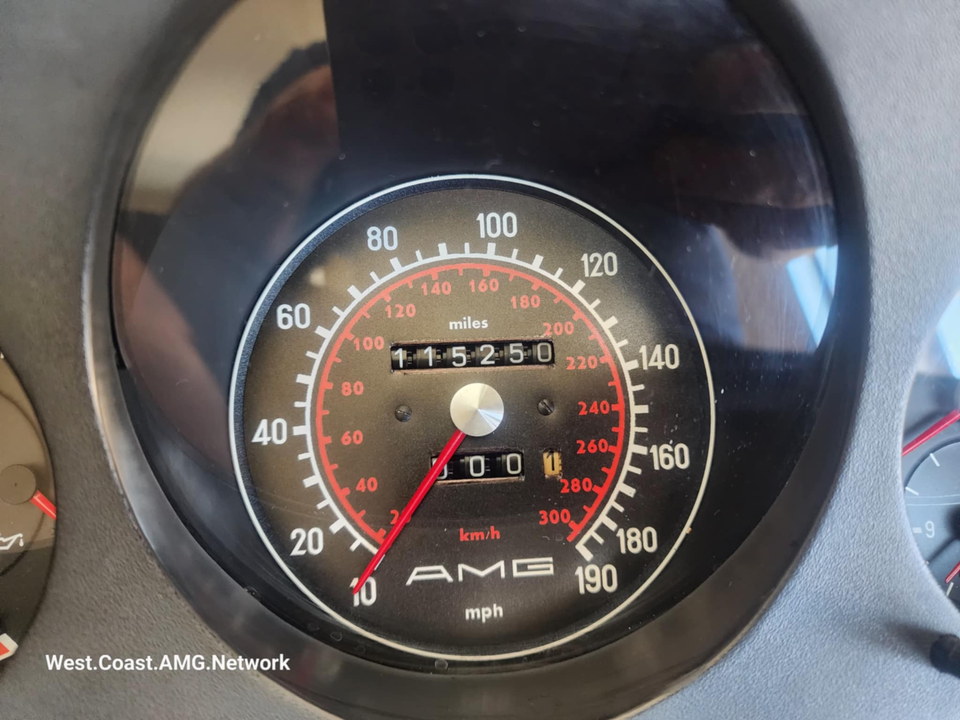 Mercedes R107 560SL 190MPH AMG speedometer cluster tachometer 115K ...