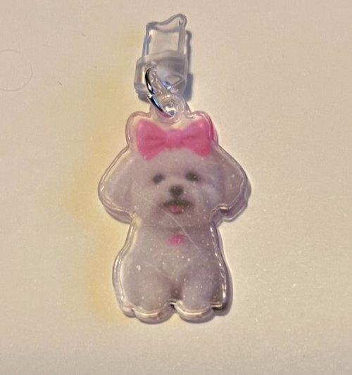 CUTE WHITE DOG IPHONE 6-14 DUST PLUG | eBay UK