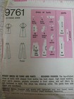 Vintage Simplicity 9761 DRESS w/ SHAPED FRONT BODICE Sewing Pattern ...