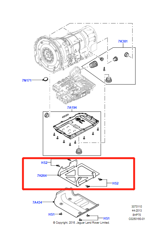 For Land Rover Range Rover Sport Discovery4 LR4 HEAT SHIELD BRACKET ...