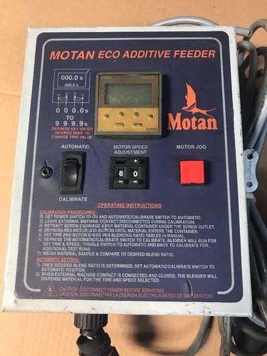 Motan-Colortronic Motan Eco Additive Feeder Controller Model: MBF 240V ...