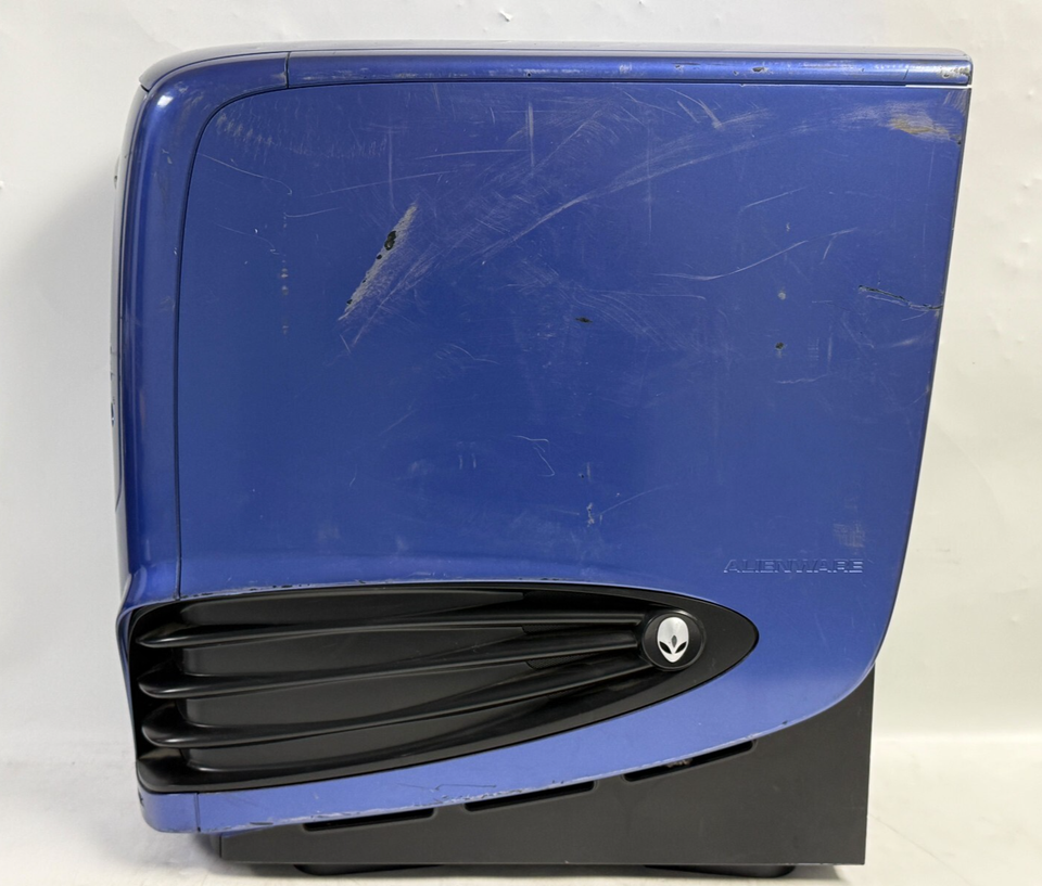 Vintage Alienware Area 51 PC Blue Predator Case w/ Power Supply & DVD ...