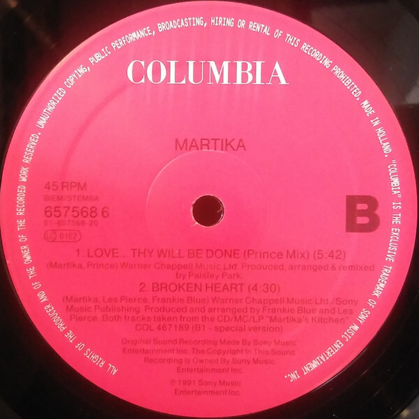 Martika's Kitchen / Vinyl / Pop / Rock / Columbia / Europe | eBay