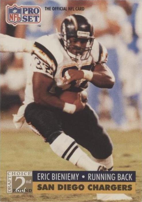 1991 Pro Set Eric Bieniemy #768 for sale | eBay