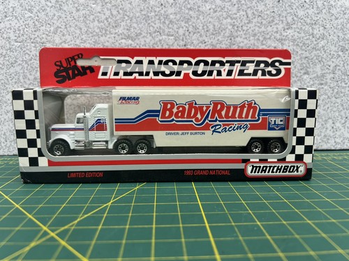 Baby Ruth Racing / Jeff Burton 1993 Matchbox Super Star Transporters ...