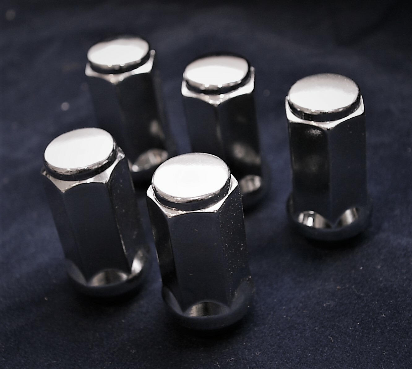5 pcs Bulge Acorn Chrome Truck Lug Nuts 14x1.5 1.9" Tall NN-560 | eBay