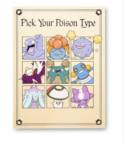 Poison Pokemon Poster | eBay