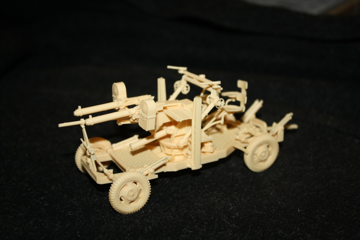 1/35 Commanders 1056 WWII US M1A2 37mm Automatic AA Gun Resin Model Kit ...
