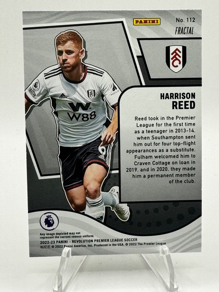 2022-23 Panini Revolution Premier League - Harrison Reed Fractal Fulham ...