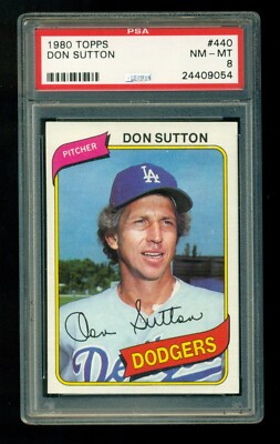 1980 Topps #440 Don Sutton PSA 8 | eBay
