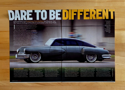 2007 Original Print 4 Page Article DARE TO BE DIFFERENT 1948 Tucker Hot ...