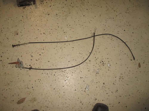 JOHN DEERE 316 318 GARDEN TRACTOR THROTTLE & CHOKE CABLES AM125287 ...