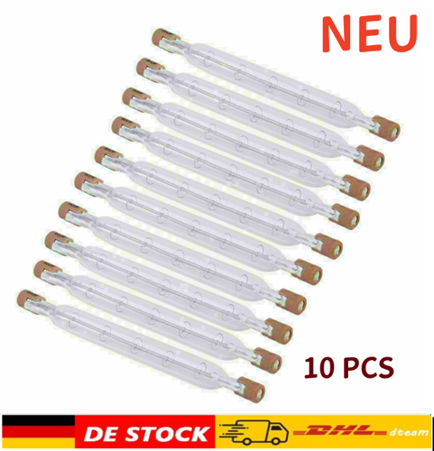10stk 118mm 500W R7s Halogenstab Halogen Stab Leuchtmittel Halogenstäbe ...