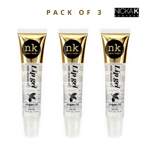NICKA K (NK) Hydrating Lip Gel Assorted Collection Clear, Cherry ...