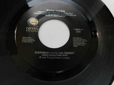 Wang Chung – Everybody Have Fun Tonight 1986 7" Single 7-28562 | eBay