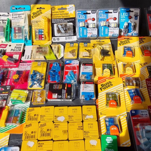Massive Lot of 85+ Automotive LED Bulbs & Bus Fuses — Mixed Assorted ...