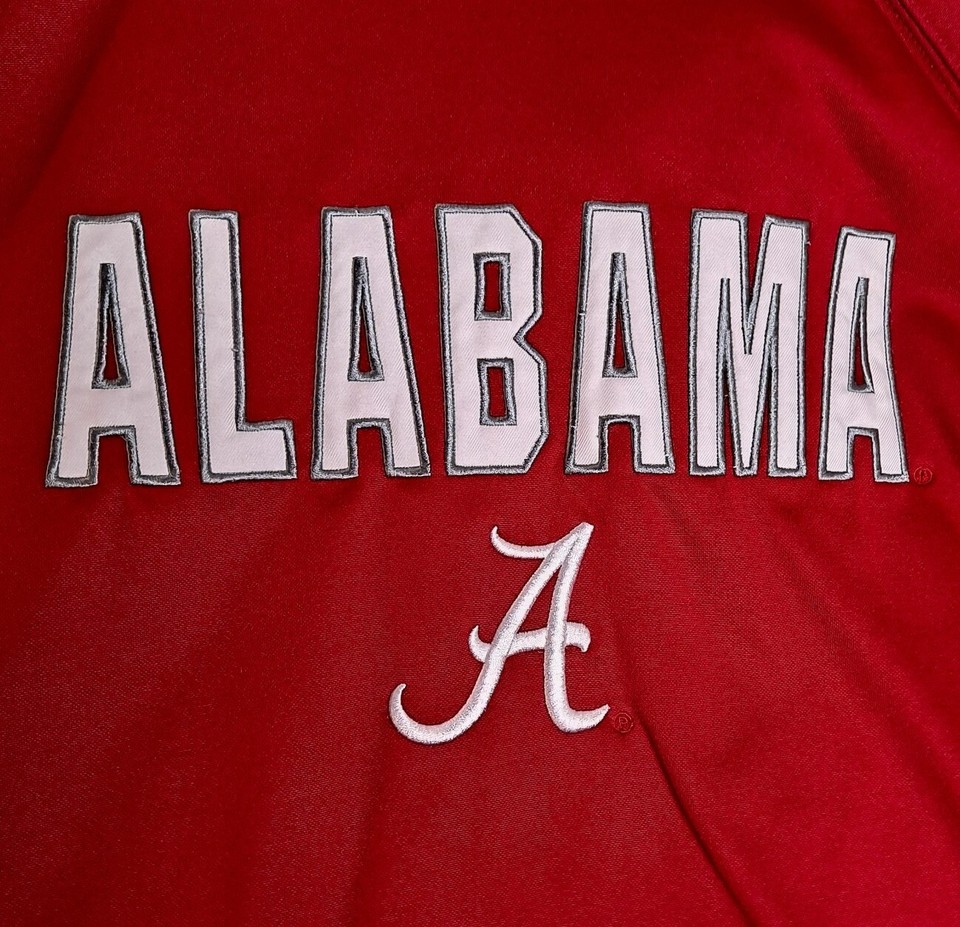 Alabama Crimson Tide Colosseum Size 2XL Twill Sewn-On Lettering ...