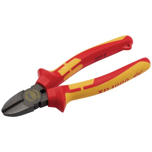Draper 99052 XP1000 VDE Diagonal Side Cutter 180mm Tethered ...