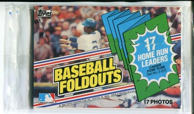 1983 Topps Baseball Sealed Foldouts (17) - Set 2 - Home Run Leaders | eBay