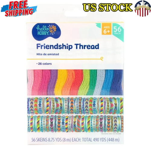 Friendship Thread Kit 56 Bundles 26ft Each Crafting Bracelets Projects ...
