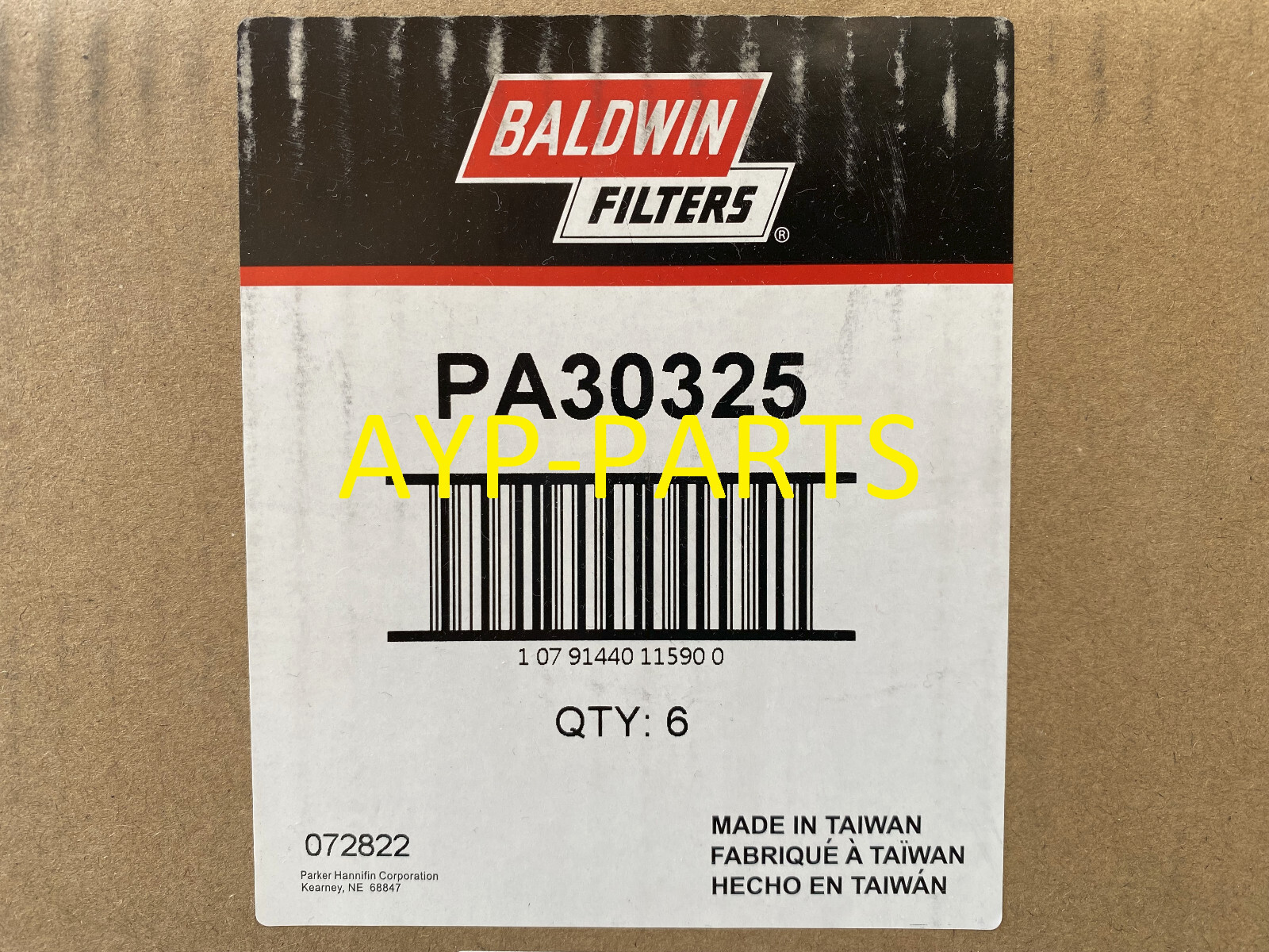 PA30325 (CASE OF 6) BALDWIN CABIN AIR FILTER AF56060 a615 | eBay