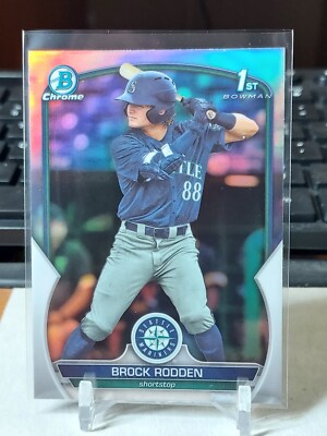 2023 Bowman Draft Chrome Brock Rodden 1st BDC-171 Prospect Refractor ...