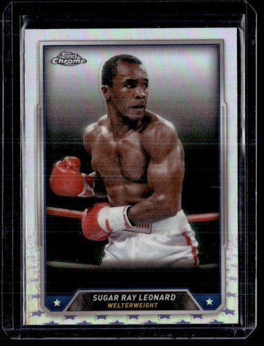 2024 Topps Chrome Refractor INSERT Sugar Ray Leonard Boxing #29 | eBay