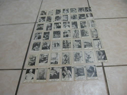1965 VINTAGE TOPPS MONSTER LAFFS LOT OF 48 MIDGET MIDGEE CARDS COOL ...