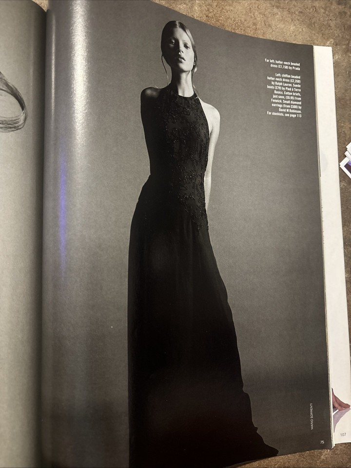 UK Elle Magazine Amber Valletta Cover With Kate Moss, Courtney Love ...