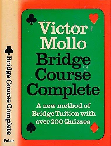 Bridge Course, Complete by Mollo, Victor Hardback Book The Fast Free ...