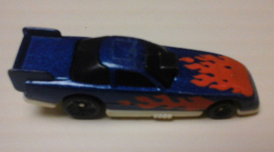 VINTAGE DIECAST CAR BLUE FLAME CAR MATTEL HOT WHEELS | eBay