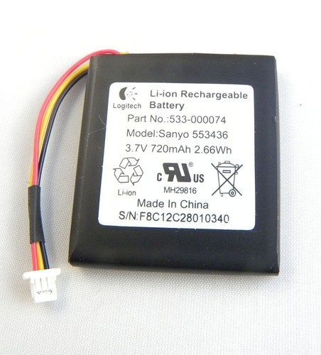 NEW Genuine Battery Logitech mx1000 li-ion Rechargeable 553-000074 F540 ...