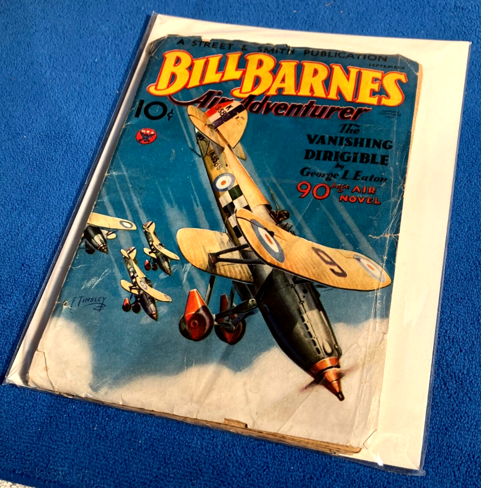 UNIQUE PLUP Publication 9-1934 "Bill Barns Air Adventurer" Vol. 2/ No ...