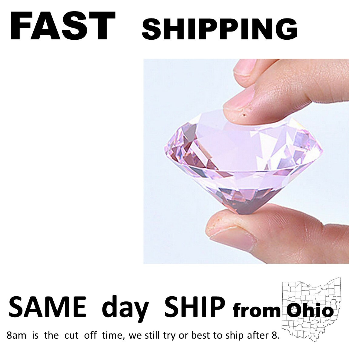 BEAUTIFUL Jewelry Showcase / Diamond Display Case PROP - Fake Pink ...