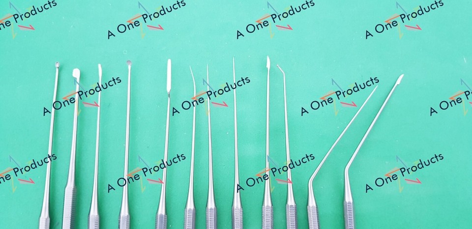 Shea Ear Operation Micro Repositor Set of 12 Pcs Ent Fess Nasal Surgery ...