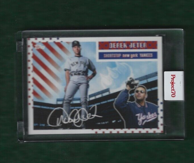 2021 Topps Project 70 - Claw Money 1956 Topps Baseball #350 Derek Jeter ...