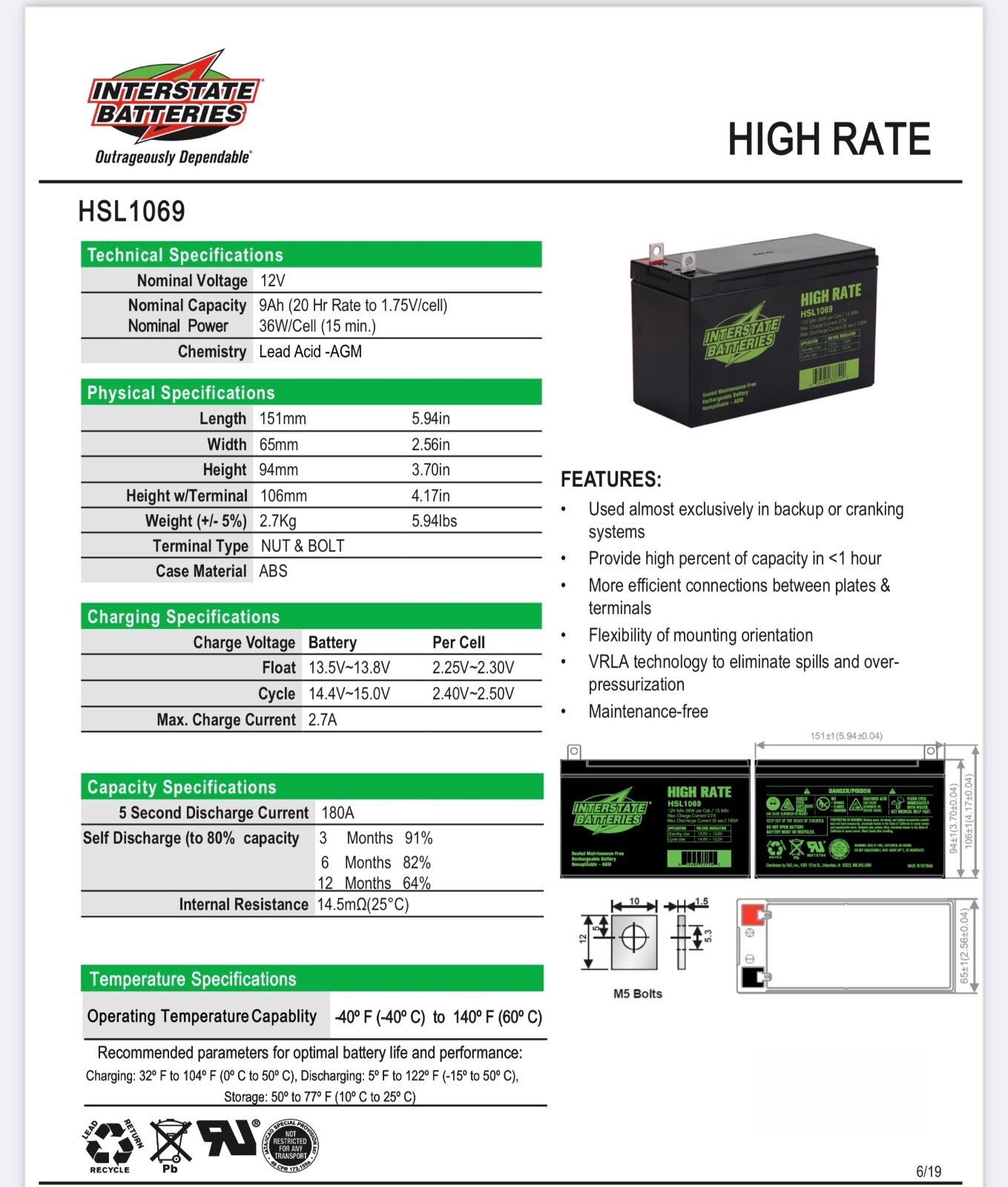 Generac GP8000E Portable Generator Compatible INTERSTATE Replacement ...