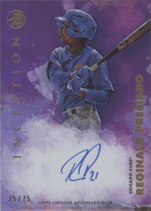 2021 Bowman Inception - Inception Autographs Reginald Preciado #PA-RPO ...
