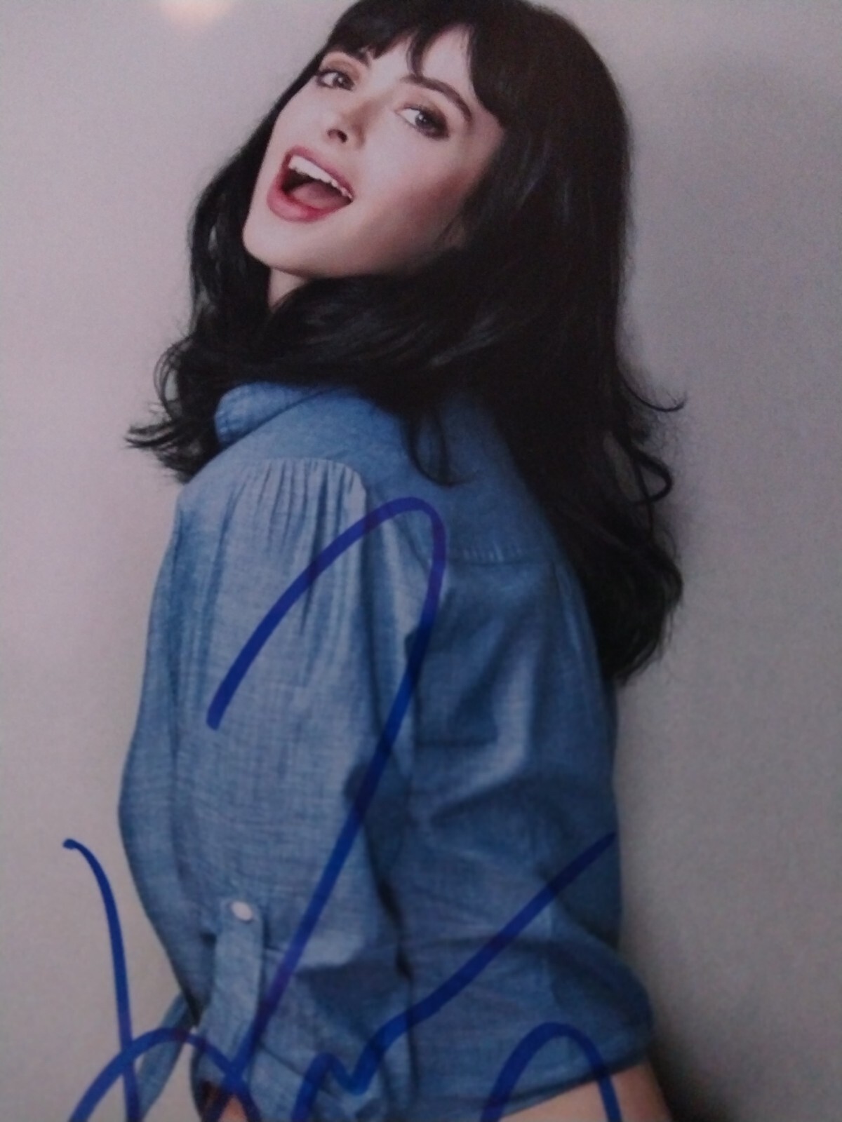Autographed Krysten Ritter signed 8 x 10 photo Hot LOA SUPER SEXY STAR ...