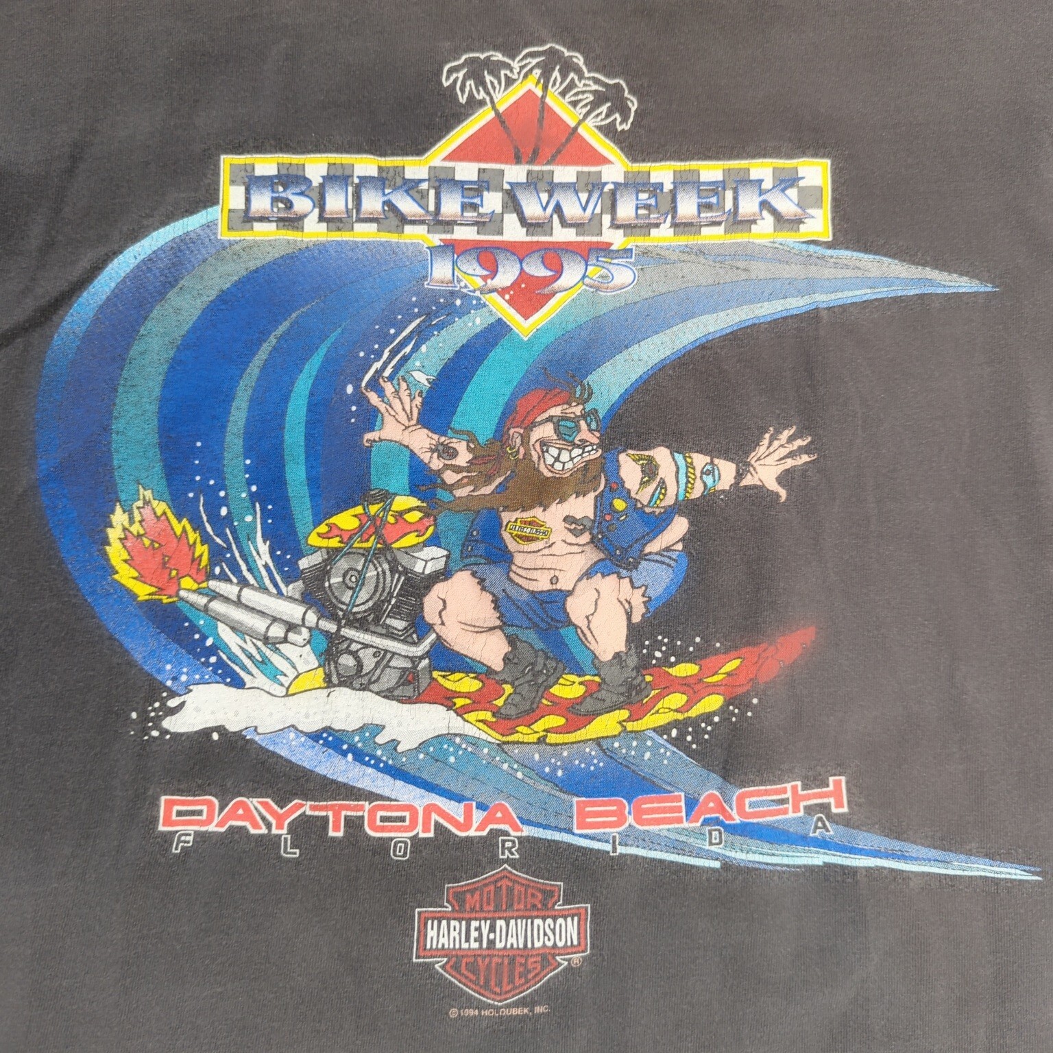 Harley Davidson VTG Holoubek Bike Week 1995 Daytona B… - Gem